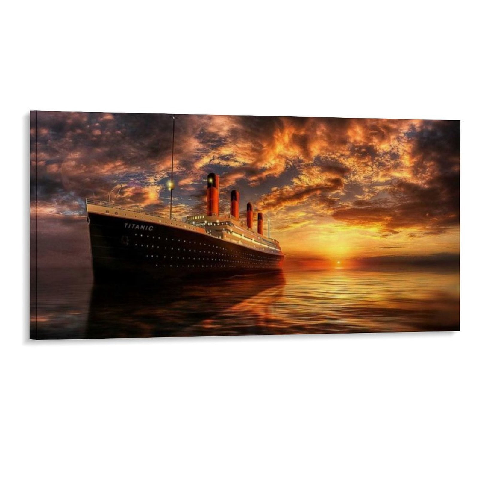 Titanic Wall Art, Canvas Hanging Painting, Artwork for Living Room ...