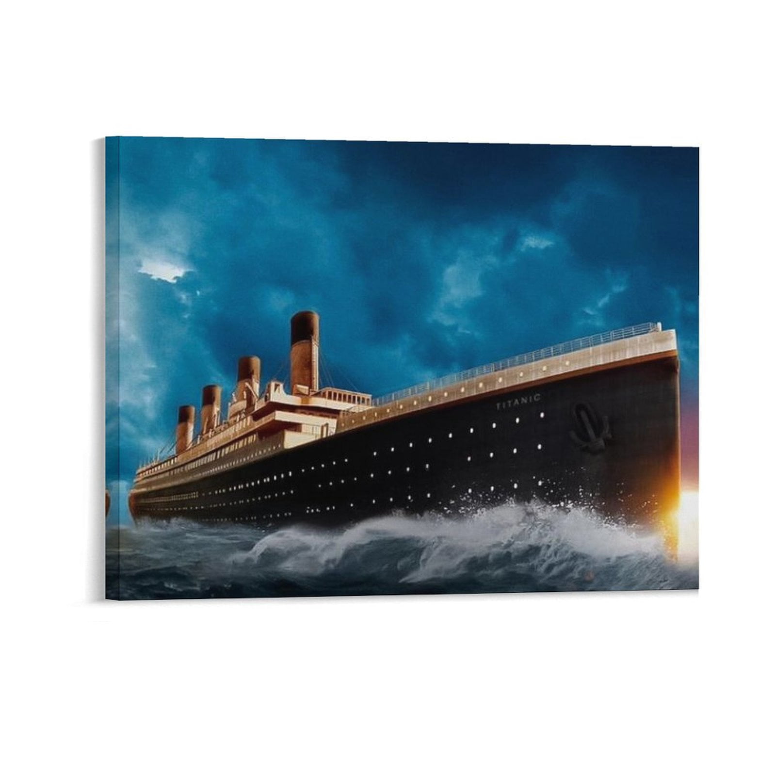 Titanic Wall Art, Canvas Hanging Painting, Artwork for Living Room ...
