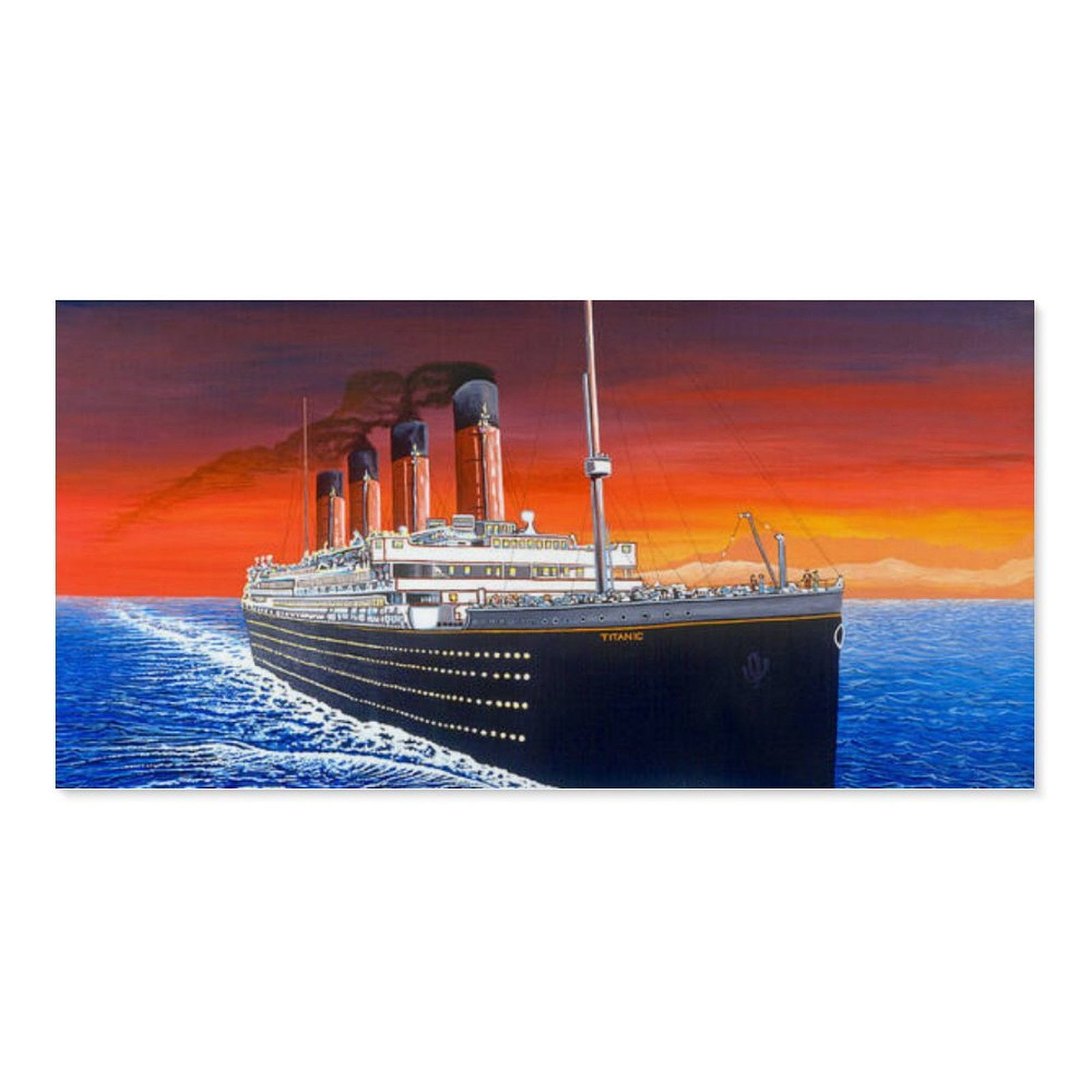 Titanic Wall Art, Canvas Hanging Painting, Artwork for Living Room ...