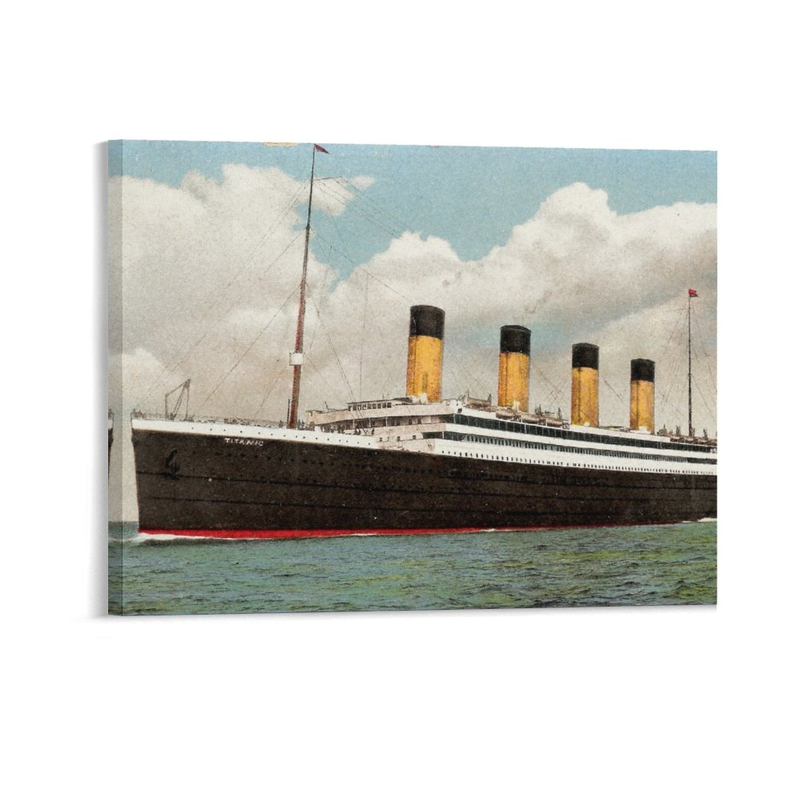Titanic Wall Art, Canvas Hanging Painting, Artwork for Living Room ...