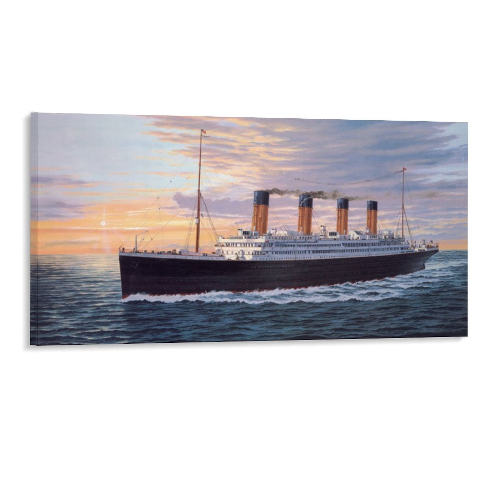 Titanic Wall Art, Canvas Hanging Painting, Artwork for Living Room ...