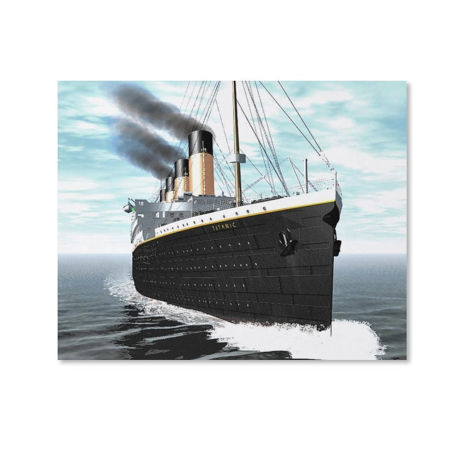 Titanic Wall Art, Canvas Hanging Painting, Artwork for Living Room ...