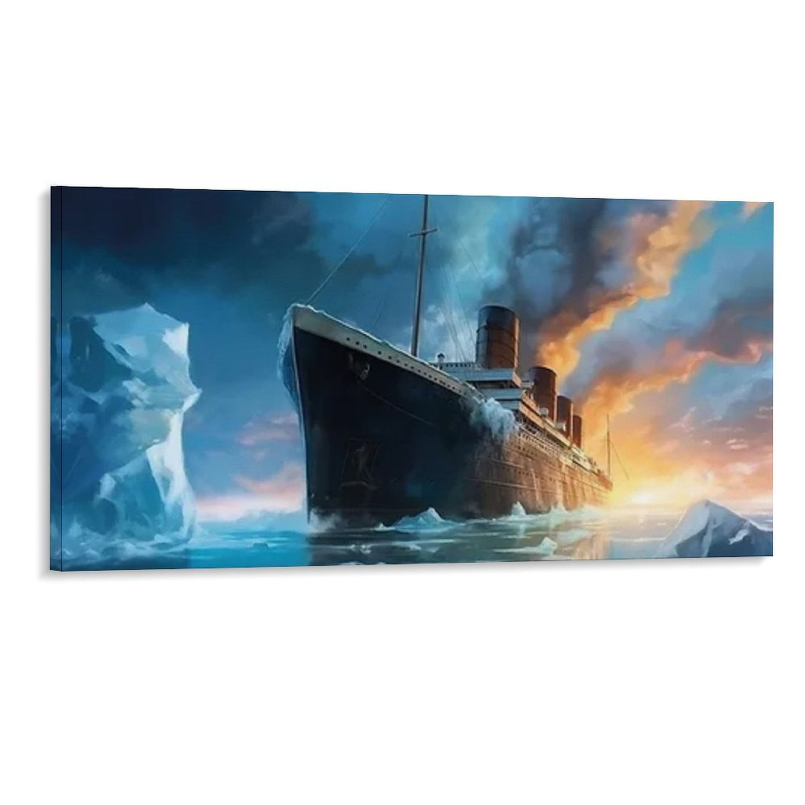 Titanic Wall Art, Canvas Hanging Painting, Artwork for Living Room ...