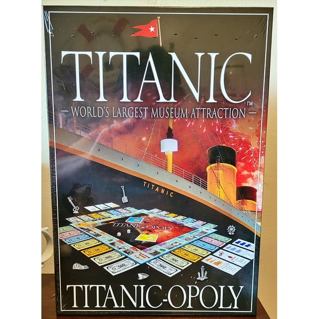 Brand New Titanic-opoly Monopoly Board Game with Titanic History Twist ...