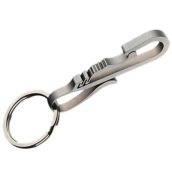 Titanium Alloy Carabiner Keys Clip Keychain Fast Hang Keys Holder ...