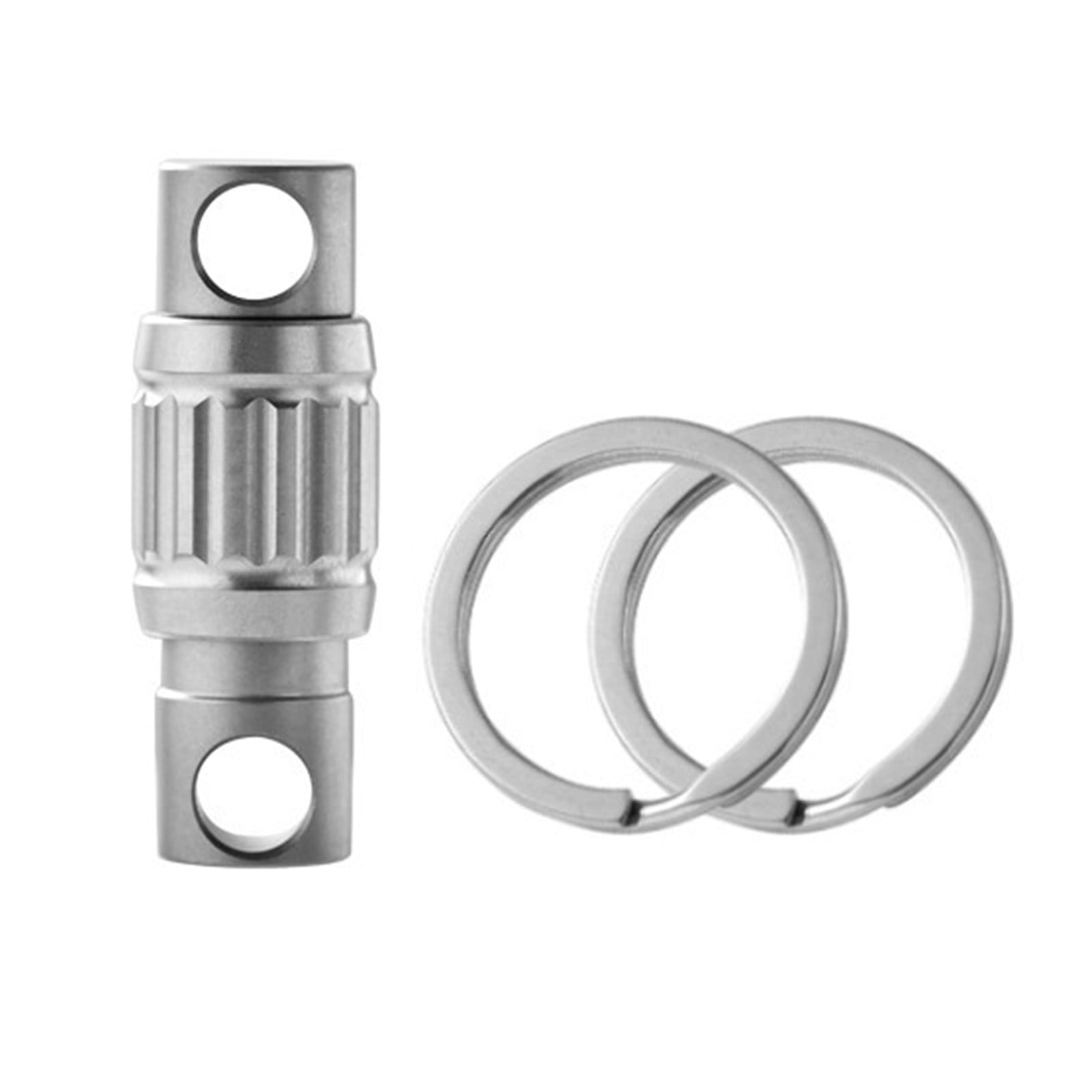 Titanium Alloy Keychain Detachable Car Key Holder 360° Swivel Quick ...