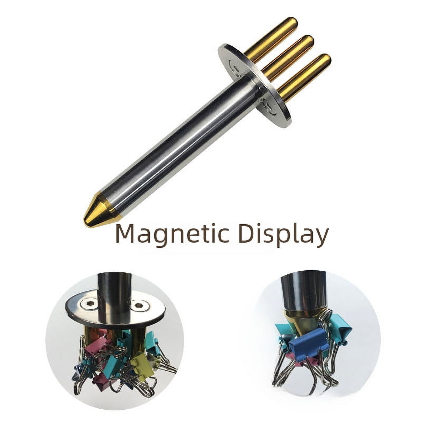 Titanium Alloy Magnetic Fork Magnetic Rod Lymphatic Meridian Massage ...