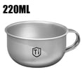 Titanium Alloy Mini Water Cup, 220ml, Anti-Scald Handle, Seamless ...