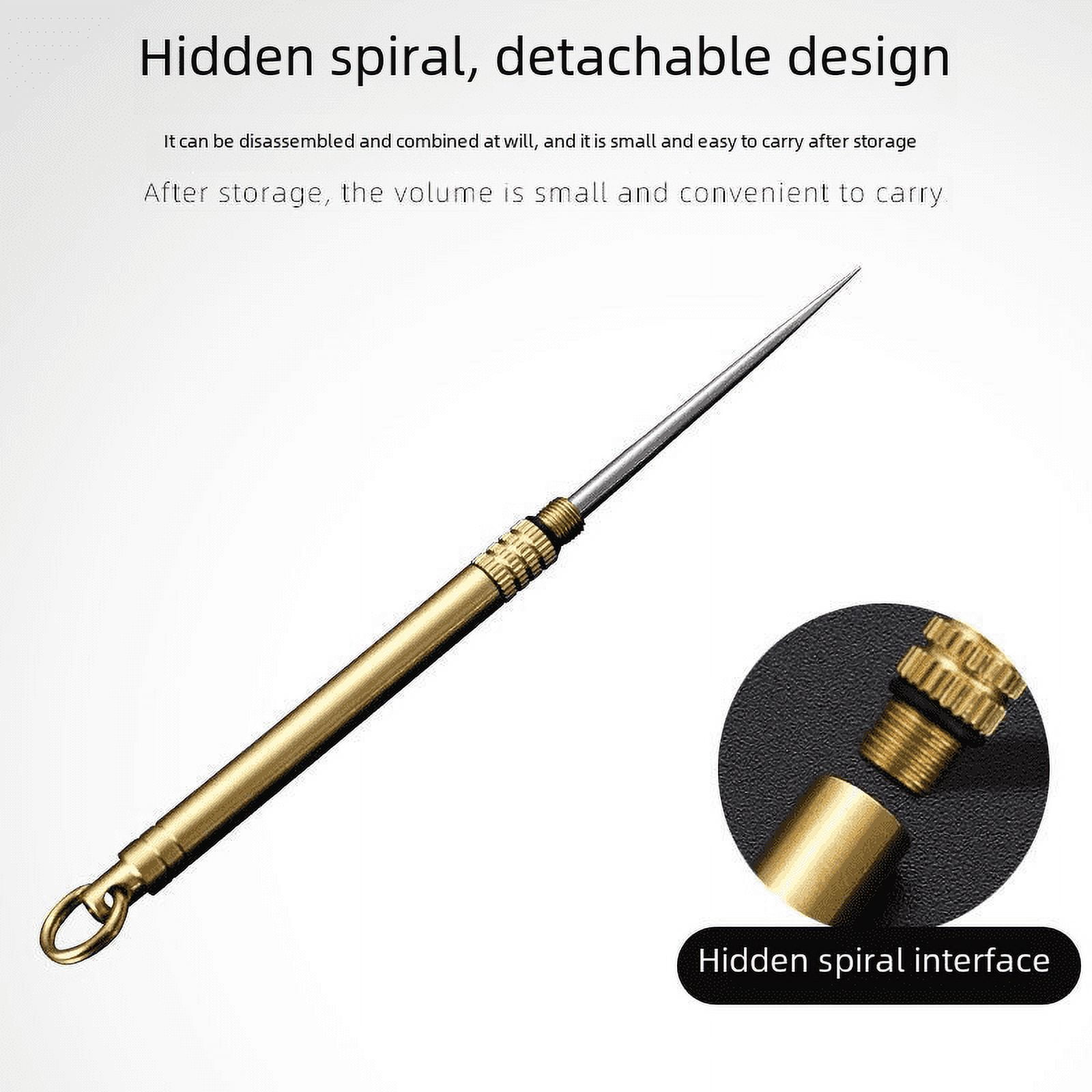Titanium Alloy Toothpick Brass Creative Combination Stainless Steel ...
