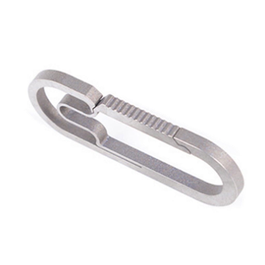 Titanium Anti-lost Quick Release Keychain Hook Outdoor Fast Hanging ...
