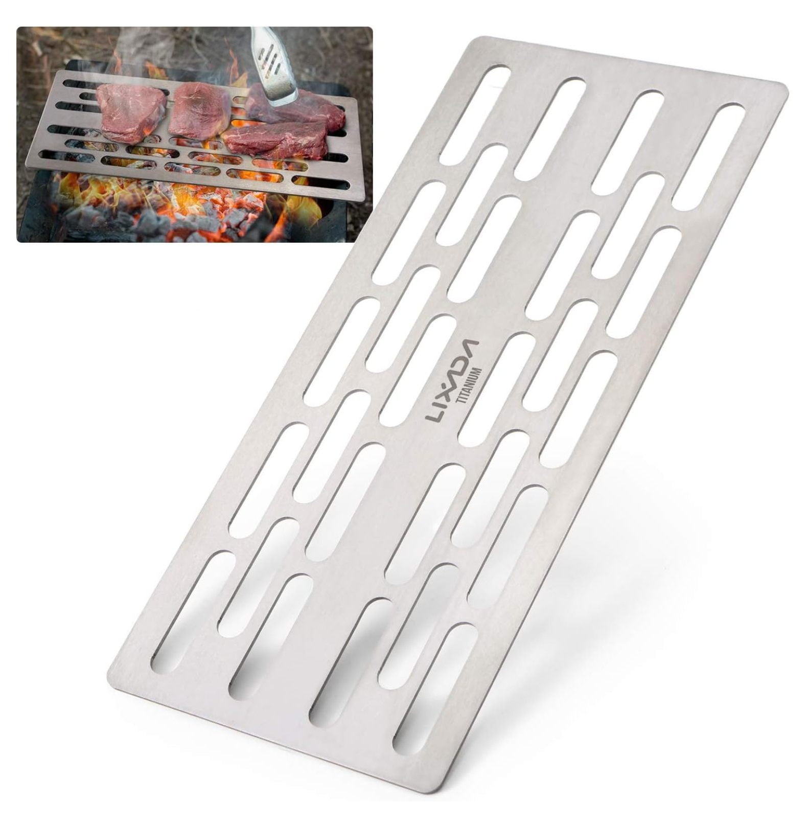 Titanium Barbecue Grill Lightweight Portable BBQ Grill Plate for ...