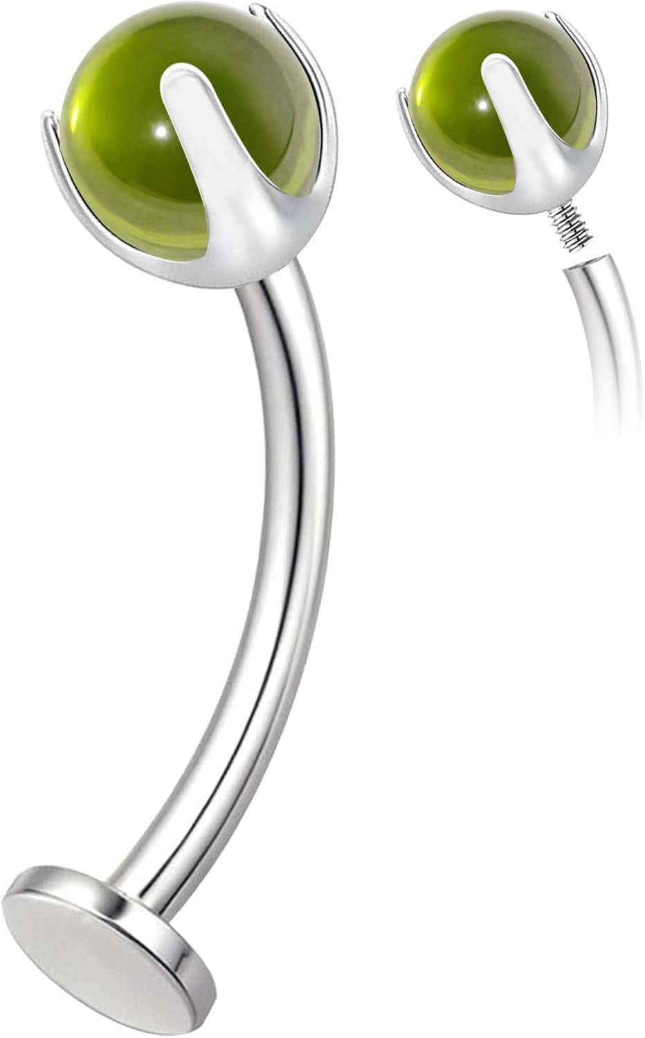 Titanium Belly Button Rings - Floating Navel Piercing Jewelry, Navel ...