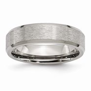 Tungsten Flash Thunder Lightning Bolt Band Ring 7mm Men Women Comfort ...