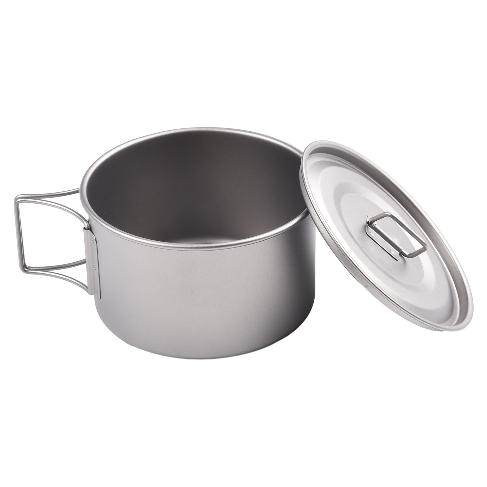 Titanium Bowl With Folding Handle Camping Bowl Dinner Food Container ...