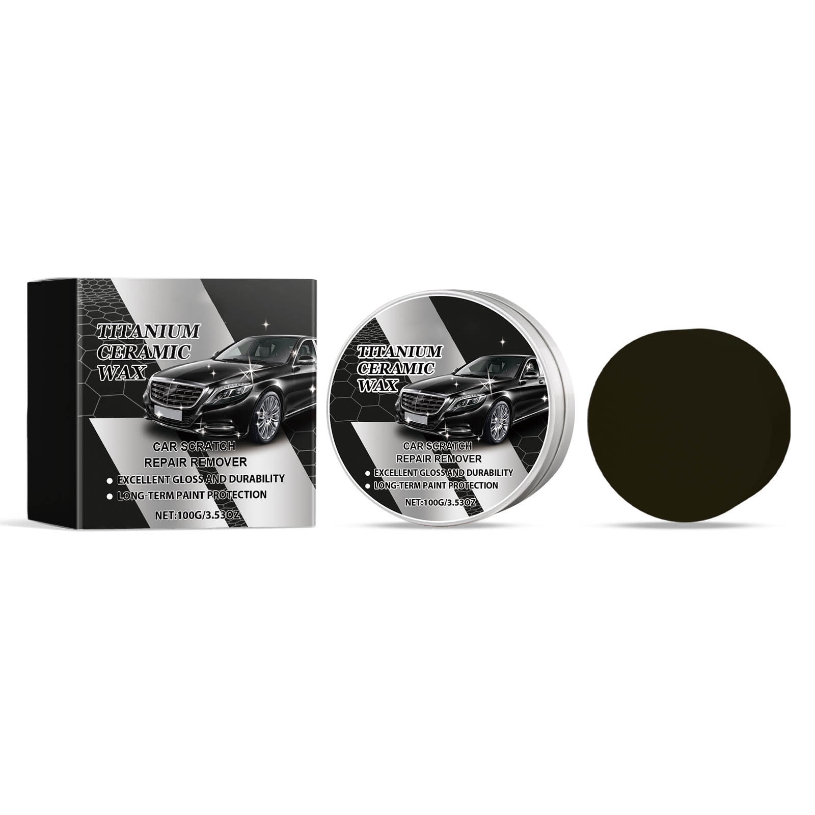 Titanium Ceramic Wax Cream, 2025 Strong Protection Car Coating ...