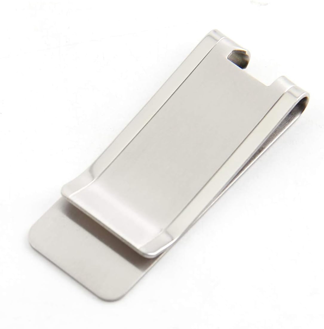 Titanium Classic Cash Money Clip Credit Card Holder Paper Clip EDC Tool ...