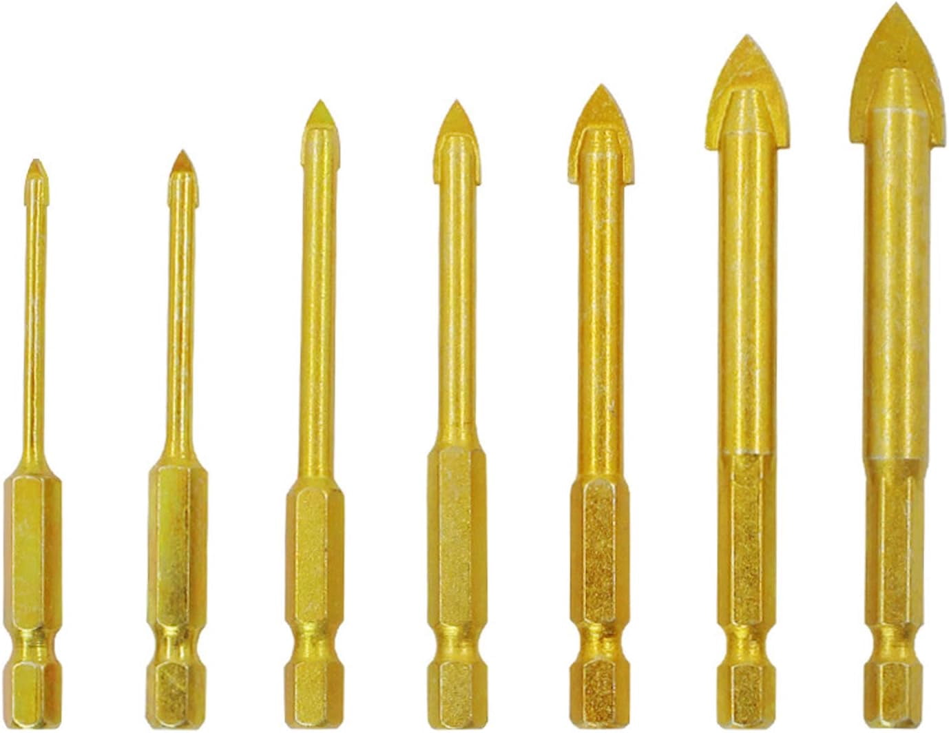 Precision Tips Drill Bit Set, Industrial Grade Carbon Steel Titanium ...