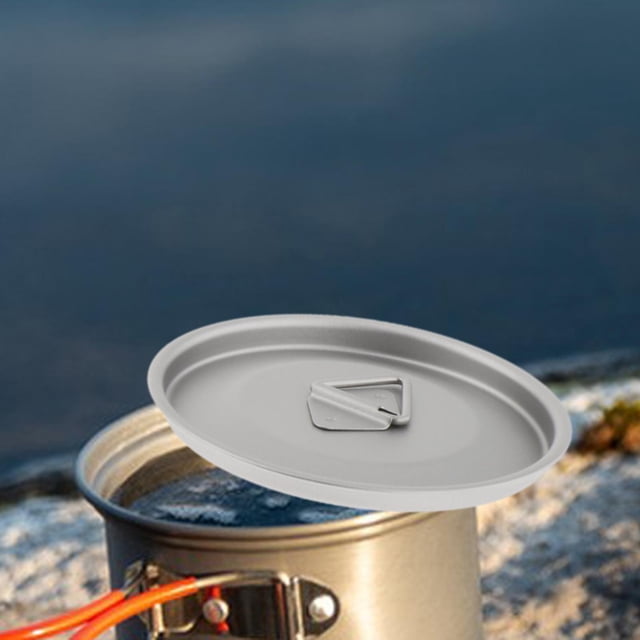Titanium Cup Lid with Loop Heat Resistance Tea Coffee Mug Lids Camping ...