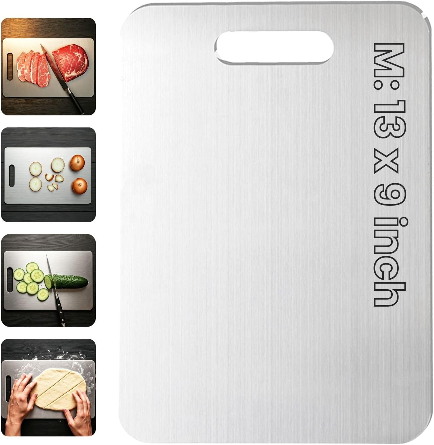 Titanium Cutting Board, 100% Pure Titanium Cutting Boards for Kitchen ...