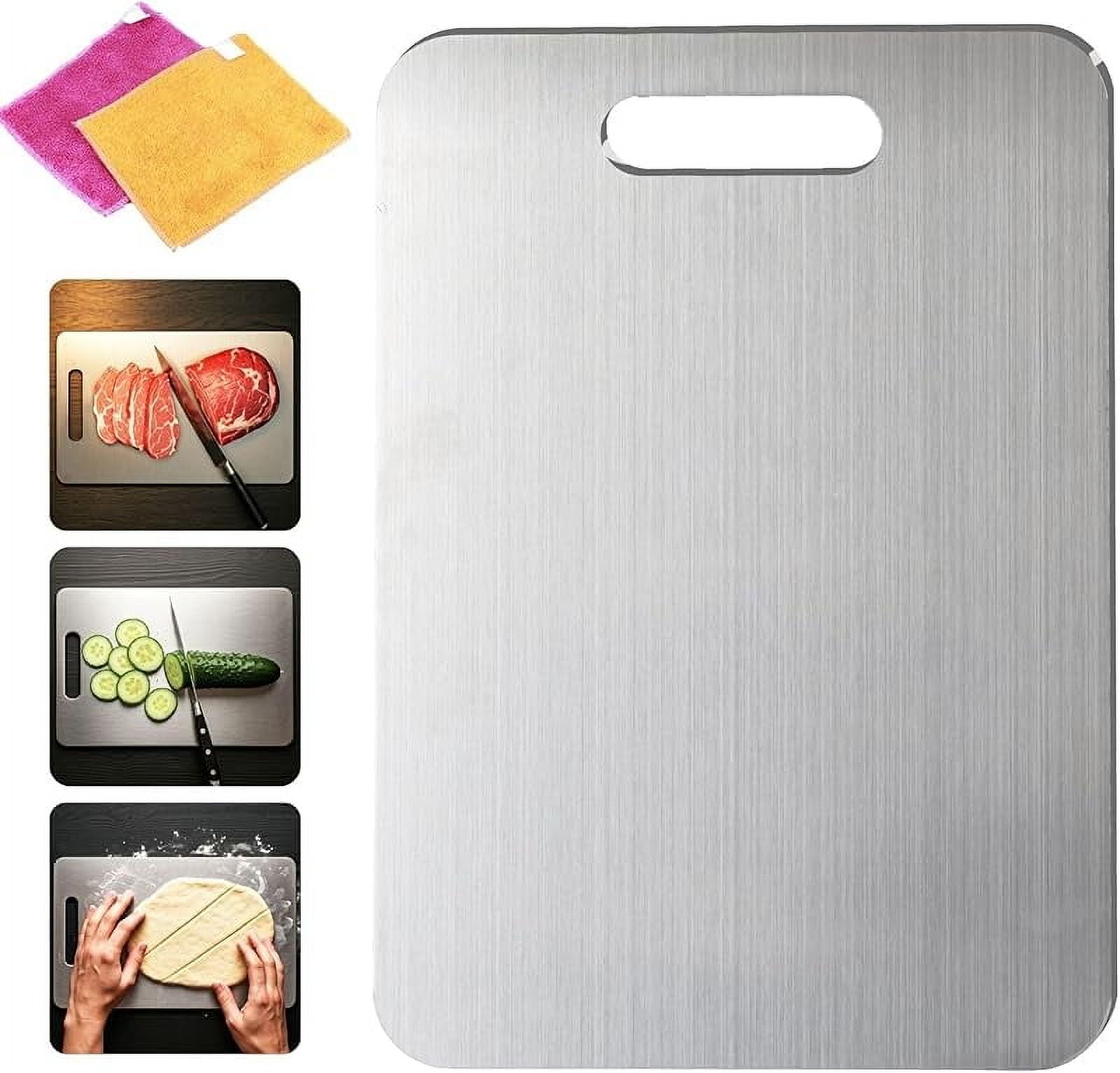 Titanium Cutting Board, 2025 New Upgrade 100% Pure Titanium Cutting ...