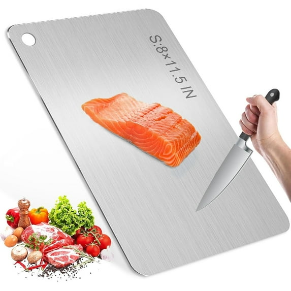 Titanium Cutting Board,Katuchef 100% Pure Titanium Cutting Board for ...