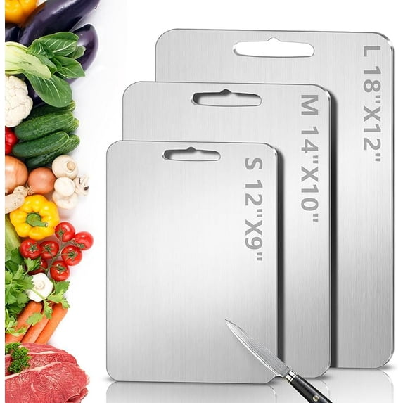 Titanium Cutting Board for Kitchen - 100% Pure Titanium Cutting Boards ...