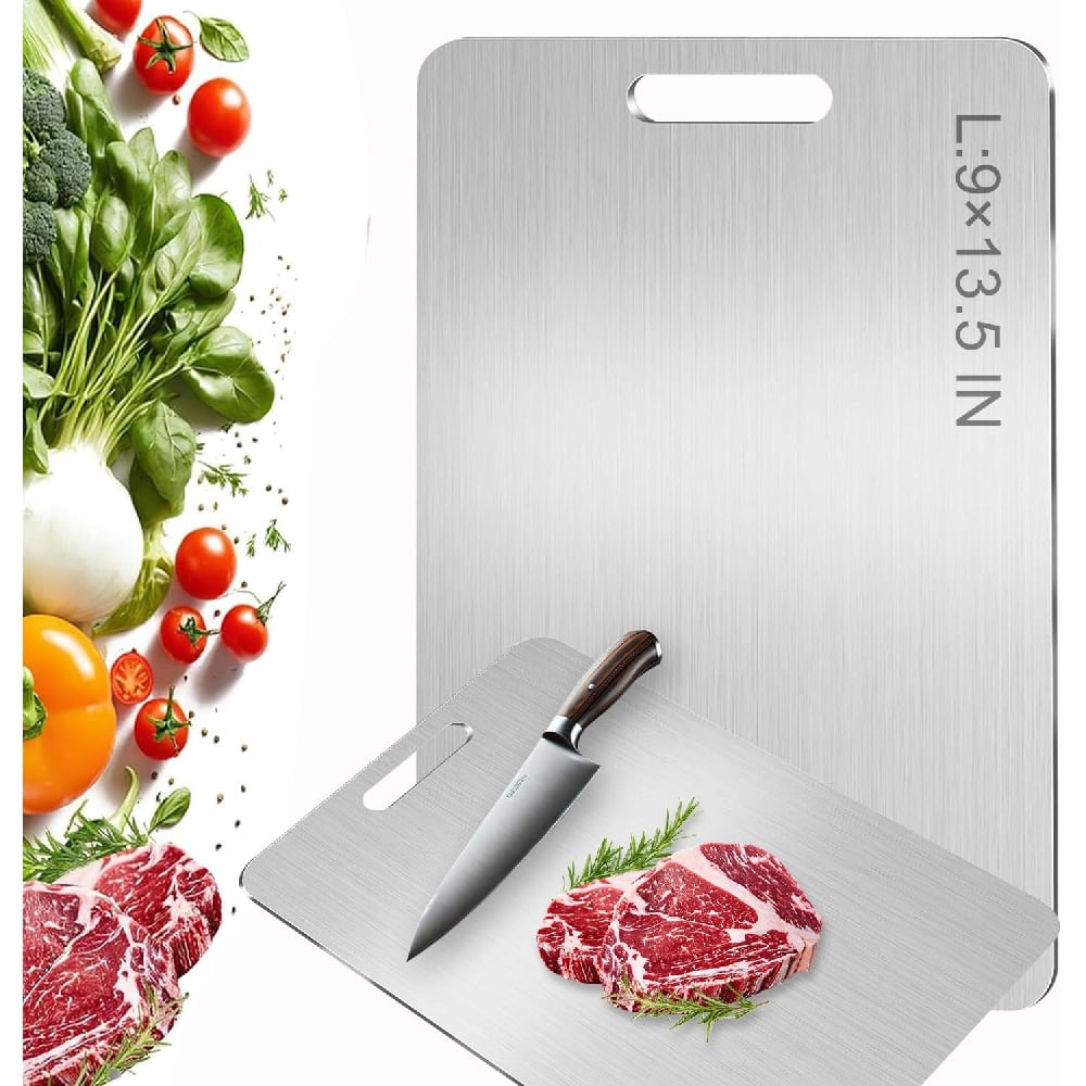 Titanium Cutting Board for Kitchen,Katuchef 100% Pure Titanium Cutting ...