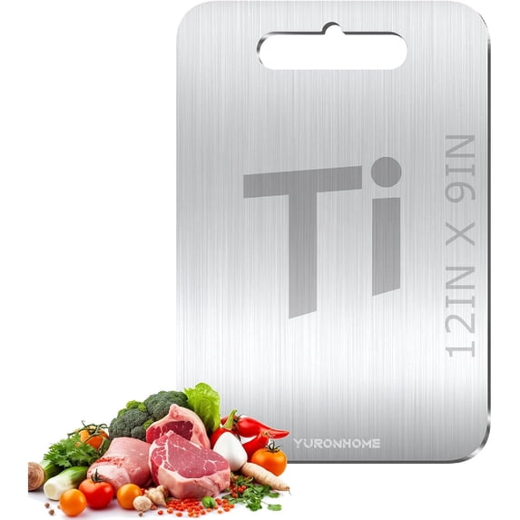Titanium Cutting Board for Kitchen Set of 3, Double-Sided Chopping ...