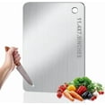 Titanium Cutting Board for Kitchen, Stainless Non Stick Chopping Board ...