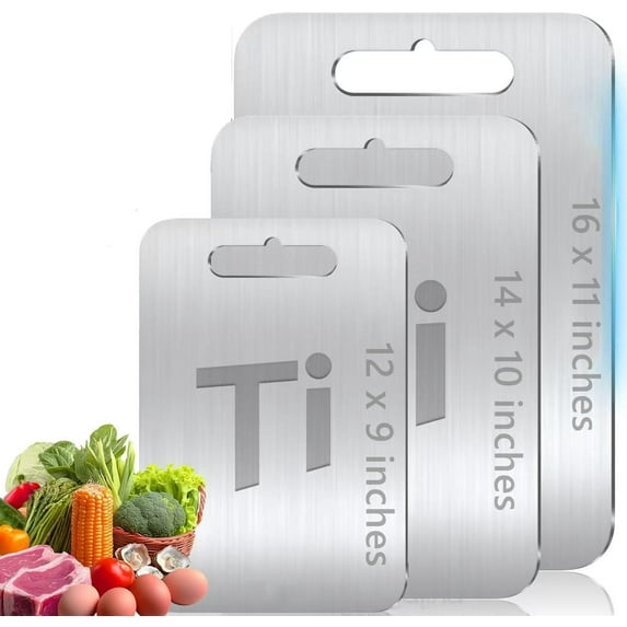 Titanium Cutting Board For Kitchen, Titanium Cutting Boards Set of 3 ...