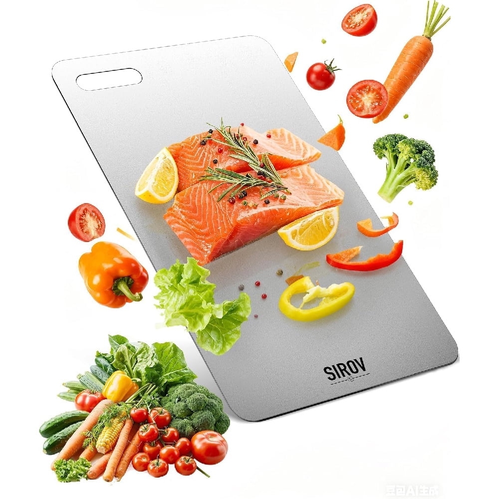 Titanium Cutting Board Set of 3, 100% Pure Titanium Cutting Boards for ...