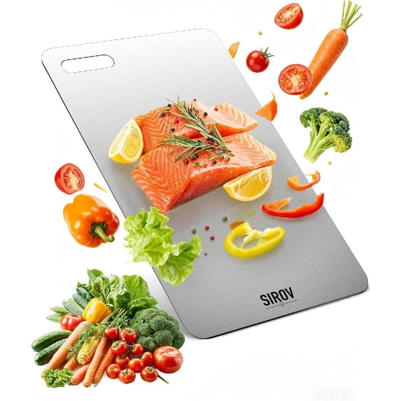 Titanium Cutting Board Set of 3, 100% Pure Titanium Cutting Boards for ...