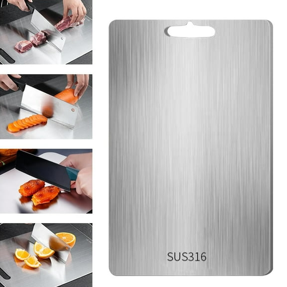 PLUMYHG-Titanium Cutting Board, Cutting Boards For Kitchen, Double ...