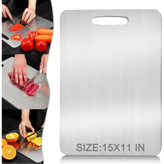 Titanium Cutting Boards, 100% Pure Titanium Cutting Boards for Kitchen ...