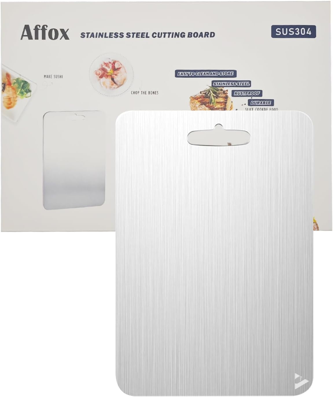 Titanium Cutting Boards For Kitchen, Upgraded Double Sided Food-Grade ...