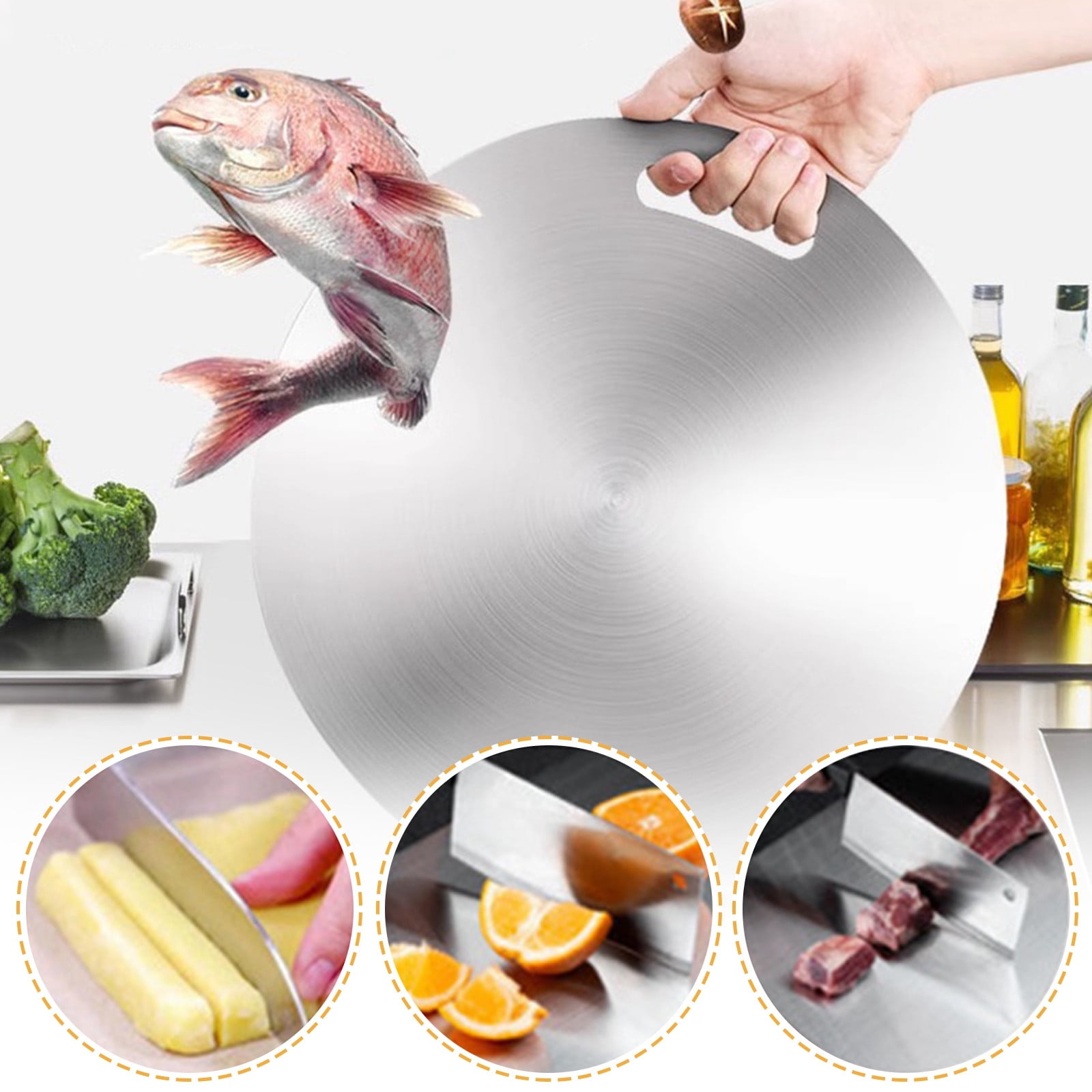 Titanium Cutting Boards For Kitchen, 100% Pure Cut Titanium Cutting ...