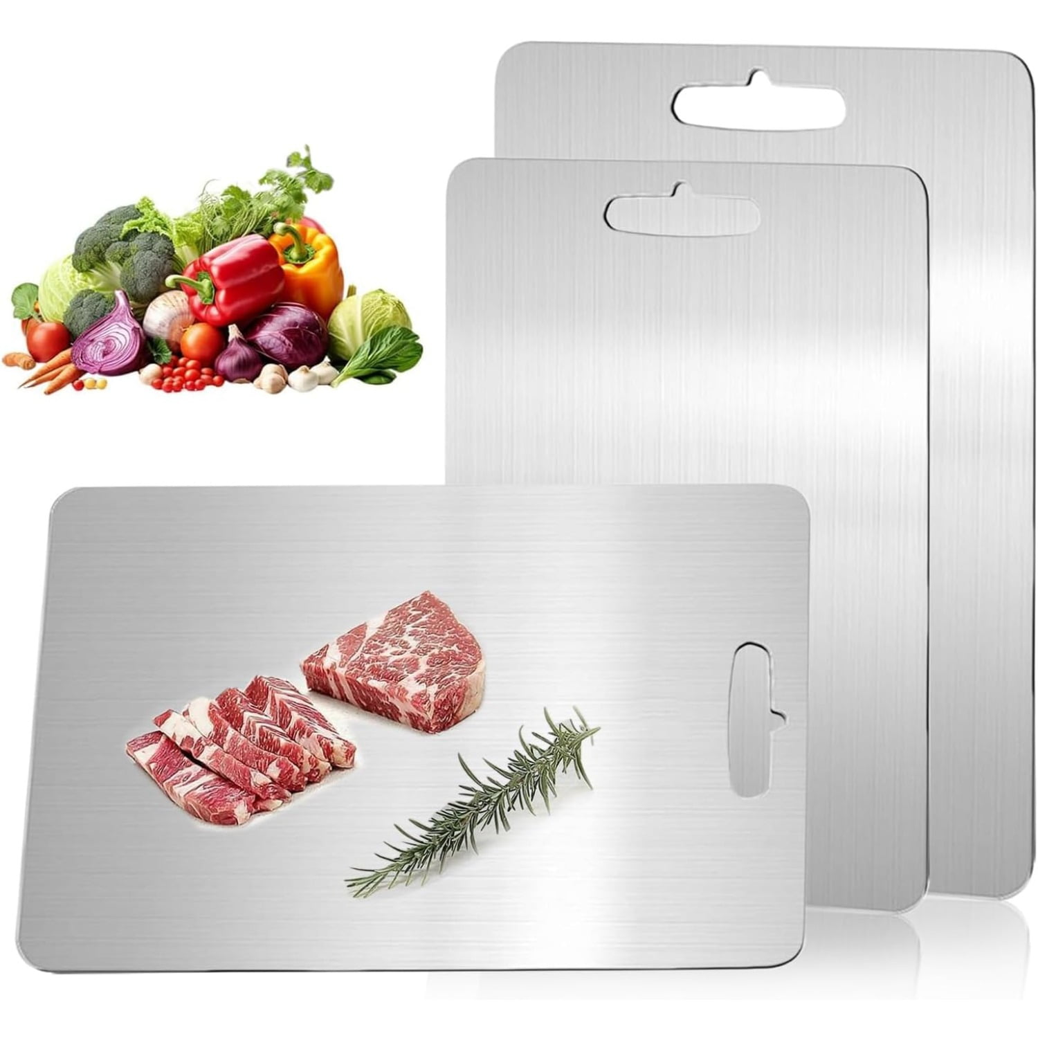 Titanium Cutting Boards for Kitchen,Katuchef Titanium Cutting Board,Non ...