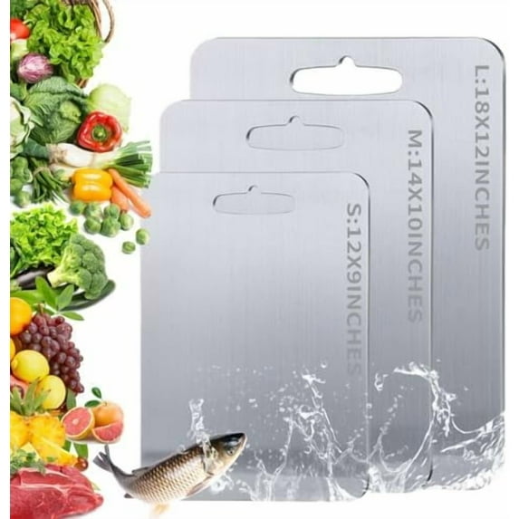 Titanium Cutting Boards for Kitchen, Non-toxic Cutting Board, Pure ...