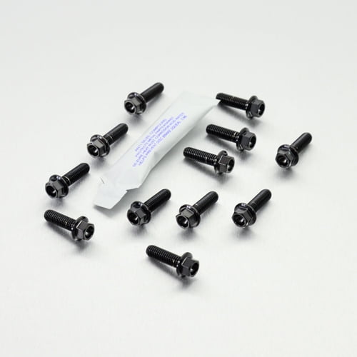 Titanium Disc Bolts Front M6x20mm Flanged Hex Pack x12 (TIDISCKIT-EZ1 ...