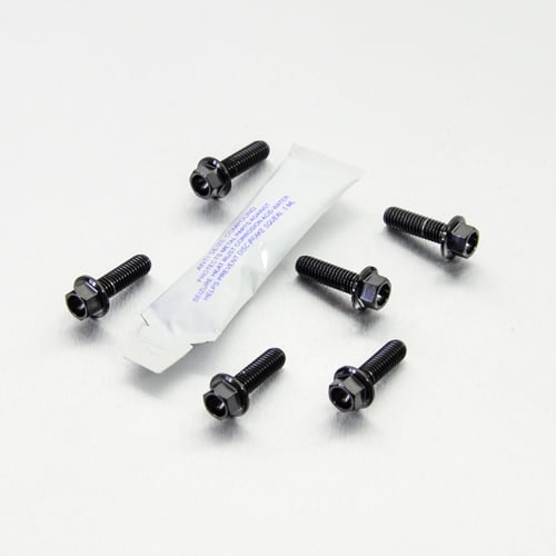 Titanium Disc Bolts Front M6x20mm Flanged Hex Pack x6 (TIDISCKIT-DZ1 ...