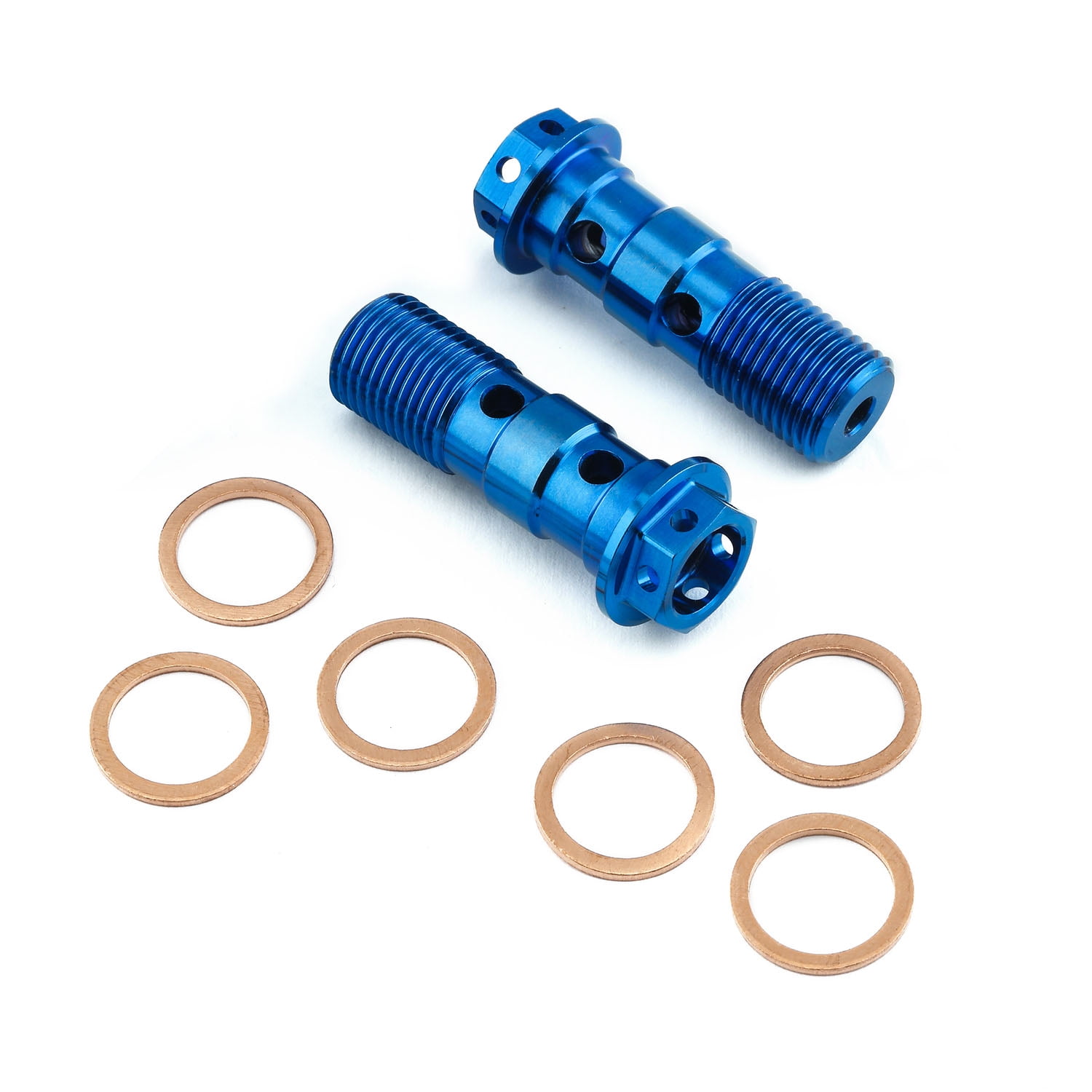 Titanium Double Banjo Bolt Rear Brake Master Cylinder M10x(1.00mm) Race ...