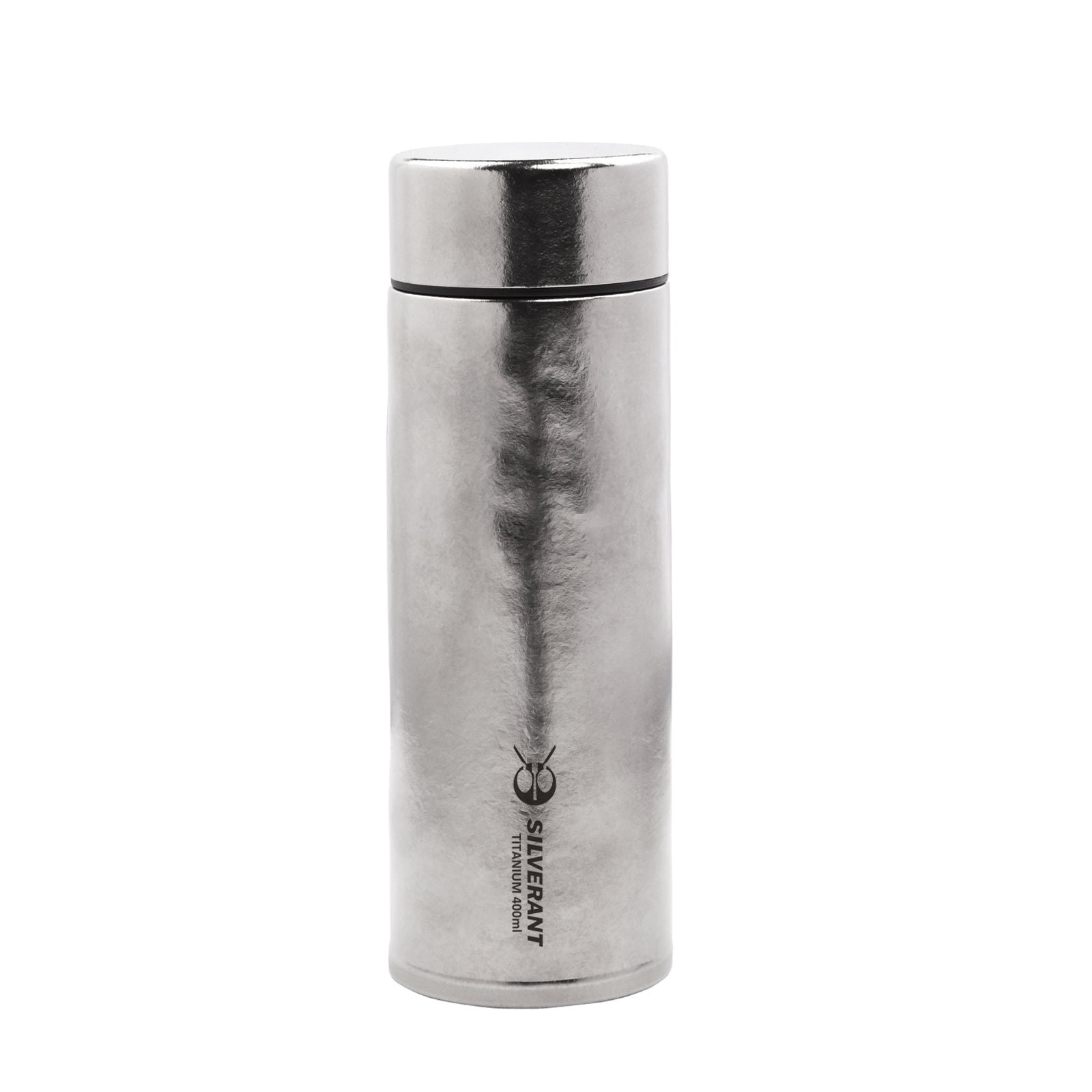 SILVERANT Brand Titanium Double-Wall Insulated Thermos Flask 400ml/14fl ...