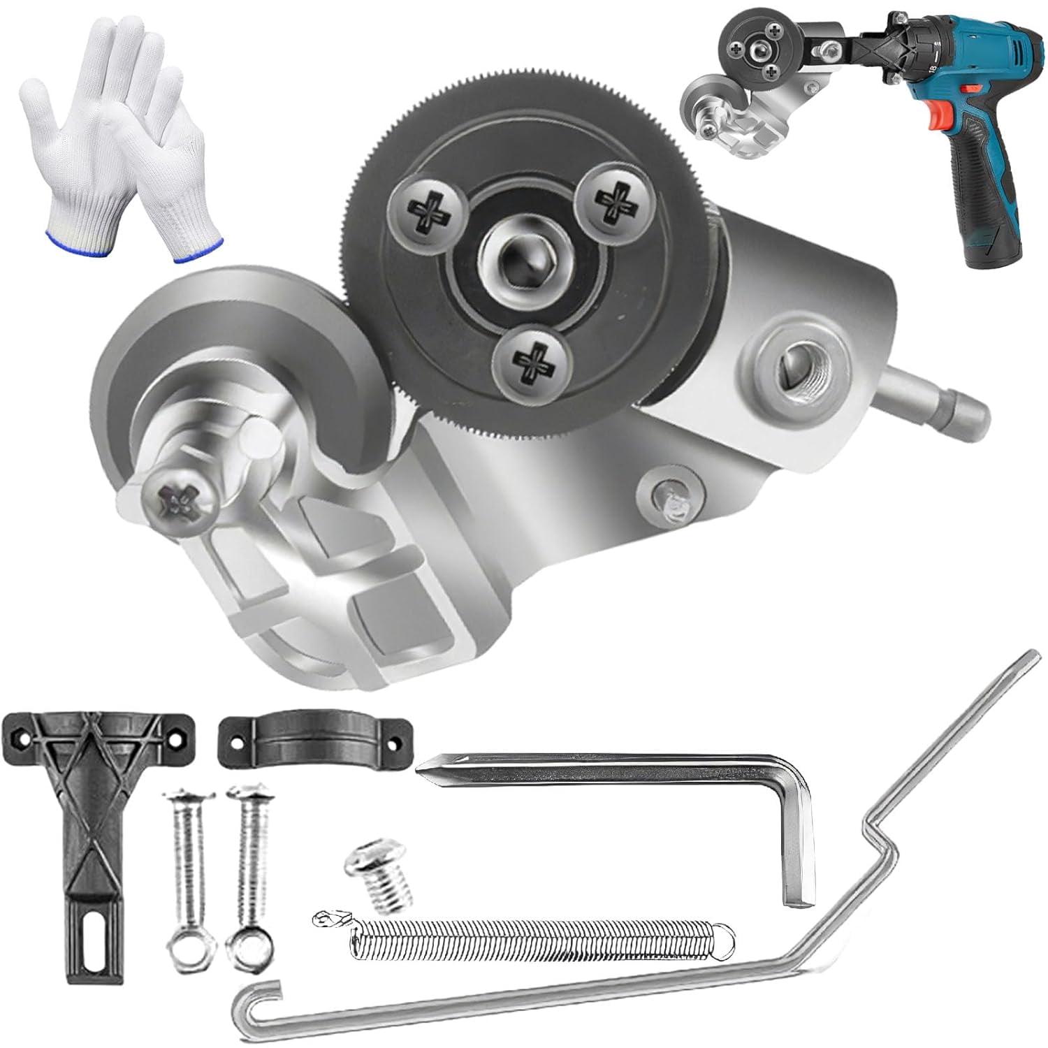 Titanium Drill Nibbler Sheet Metal Cutting Tool, Fast Speed Metal ...