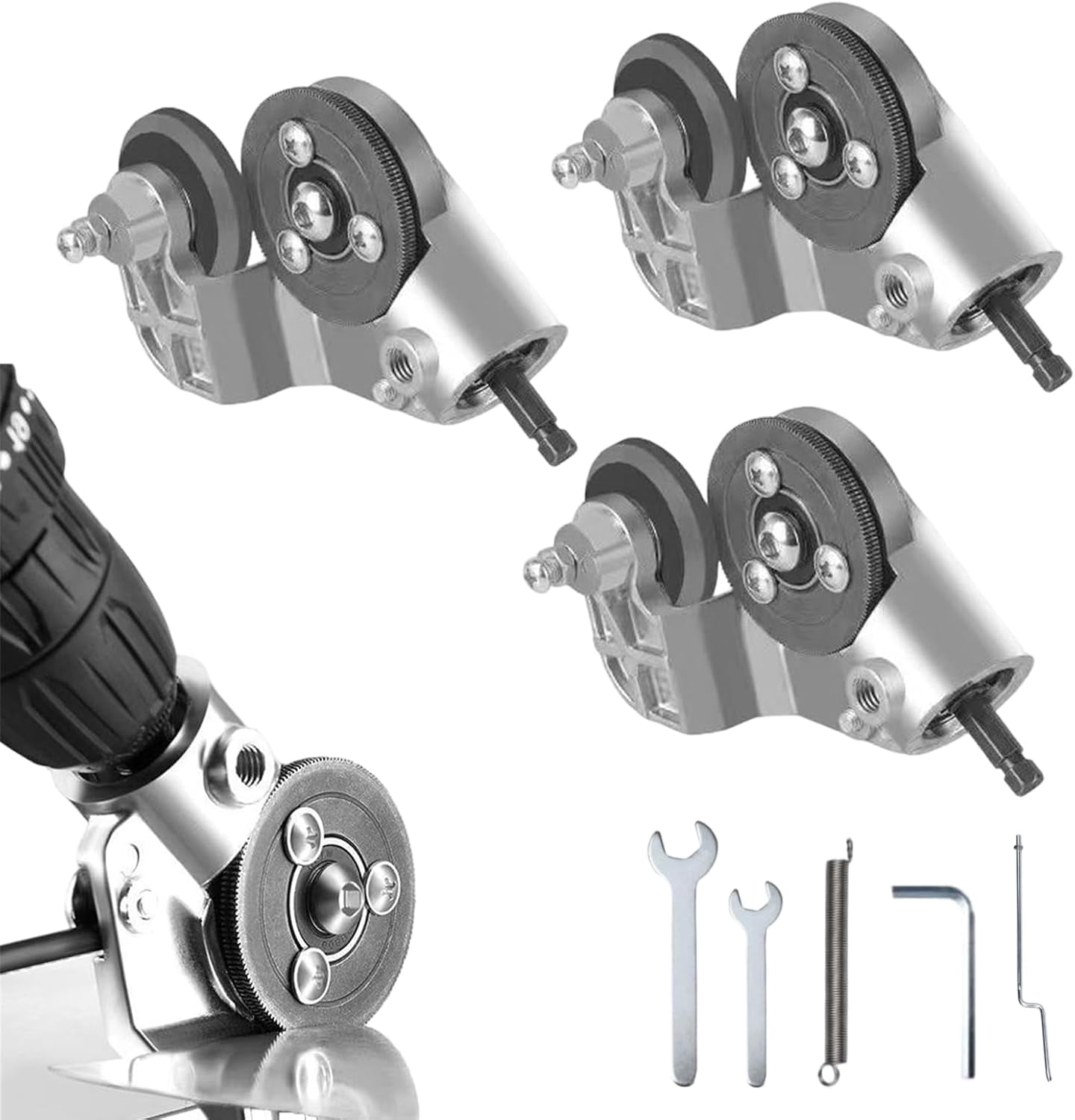 Titanium Drill Nibbler Sheet Metal Cutting Tool, Sheet Metal Cutter ...