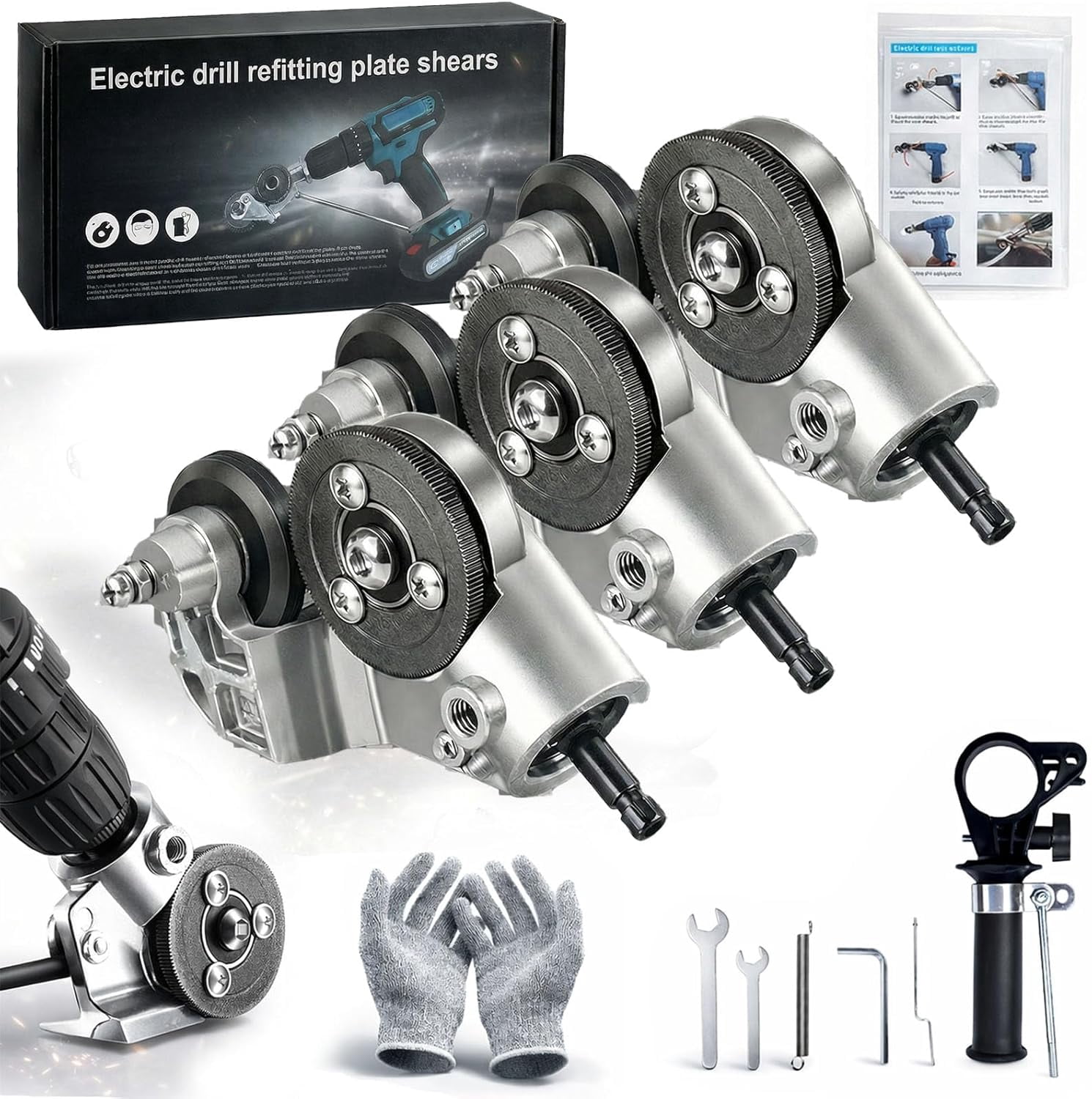 Titanium Drill Nibbler Sheet Metal Cutting Tool | Universal Electric ...