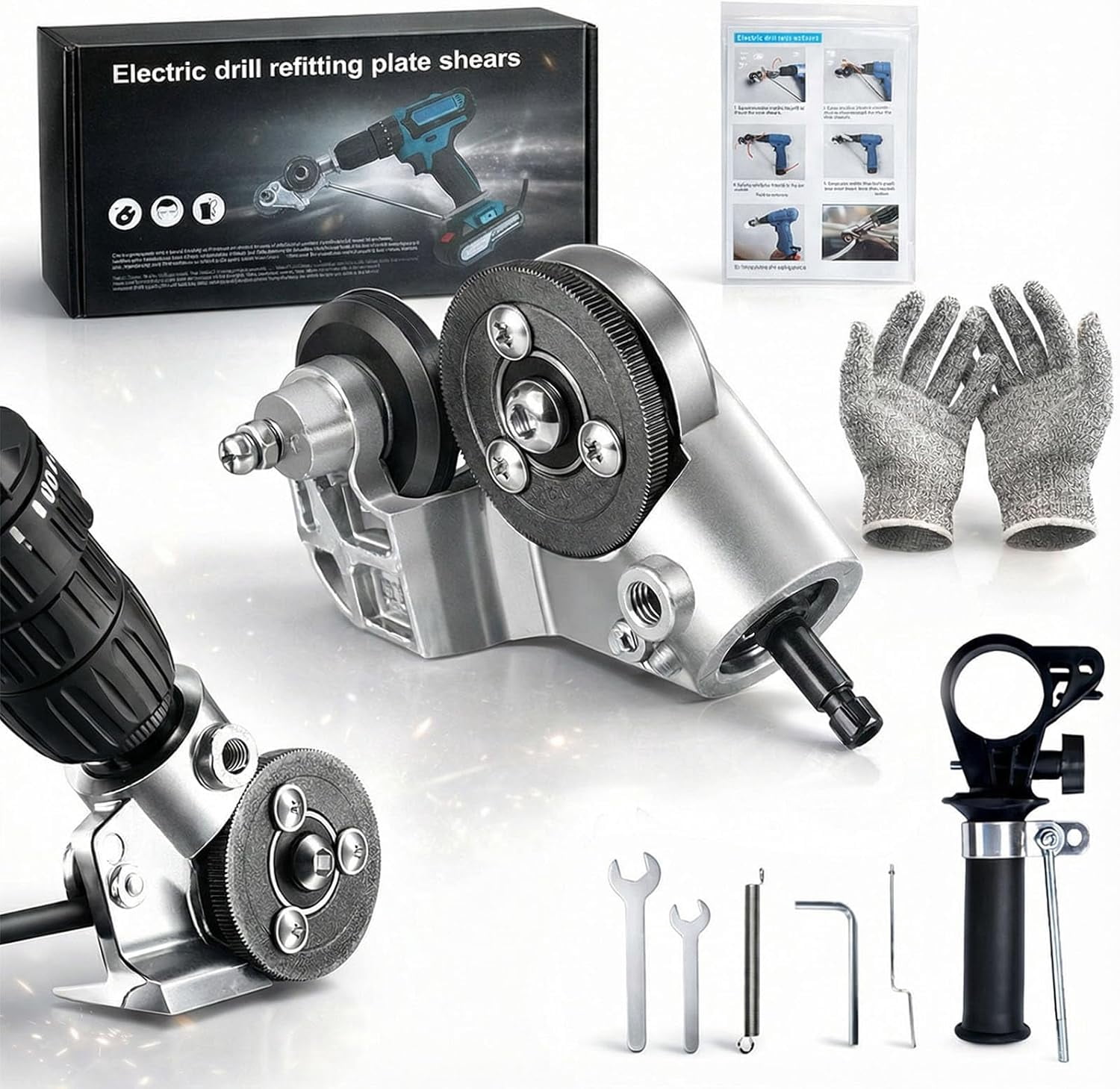 Titanium Drill Nibbler Sheet Metal Cutting Tool | Universal Electric ...