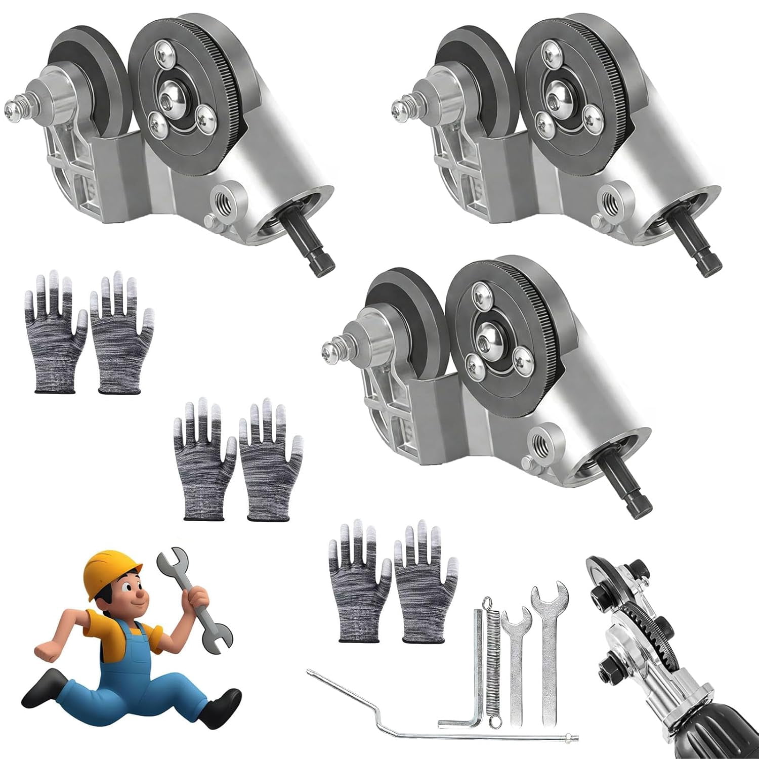 Titanium Drill Nibbler Sheet Metal Cutting Tool, Universal Sheet Metal ...