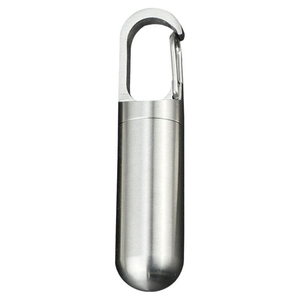 Titanium EDC Pill Bottles Box Case Waterproof Medicine Storage ...