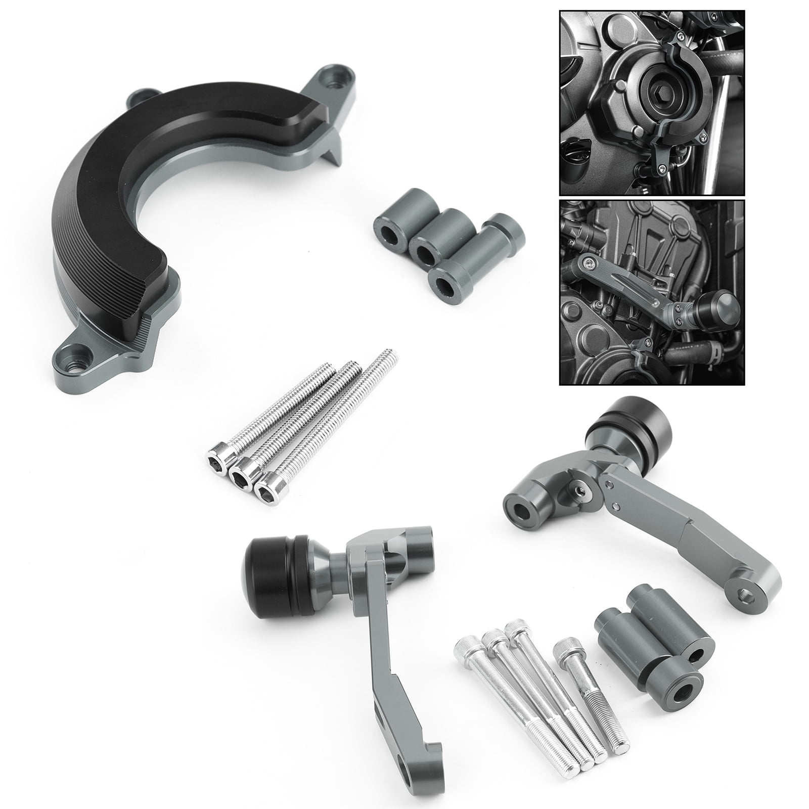 Titanium Engine Frame Sliders Kit For Honda CB650R 2019-2021 - Walmart.com