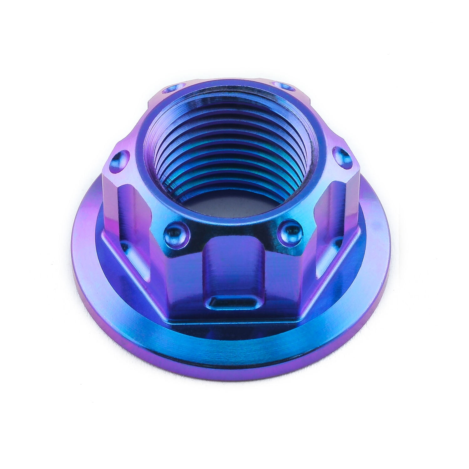 Titanium Flanged Axle Nut M16x(1.50mm) Swingarm Pivot AF 22mm - Walmart.com